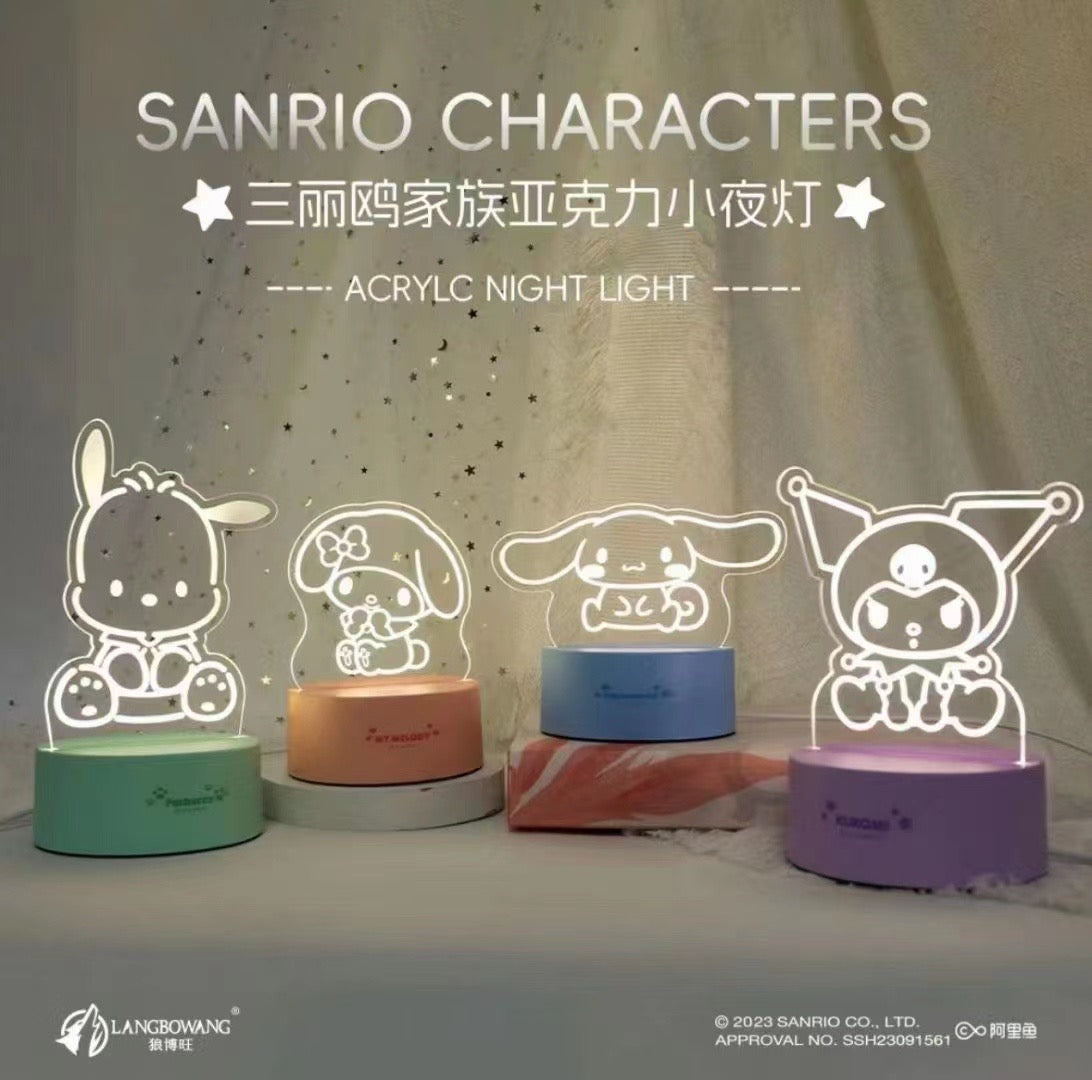 Sanrio Mini Acrylic Night Light – Suteki Gifts