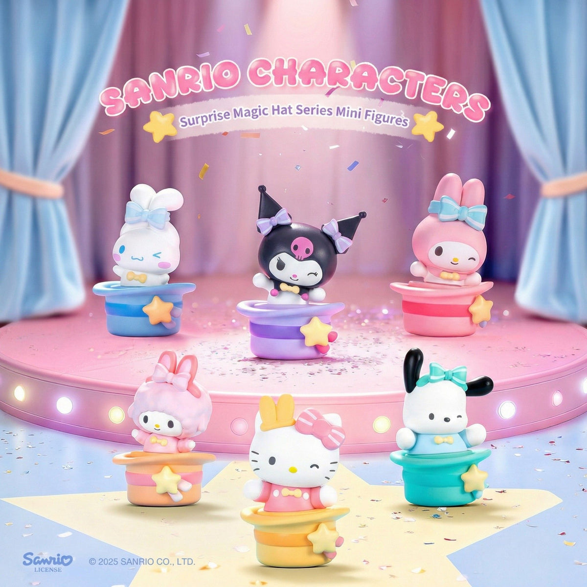 Sanrio Magic Hat Surprise Miniature Series Wobble Figures Blind Bag ...