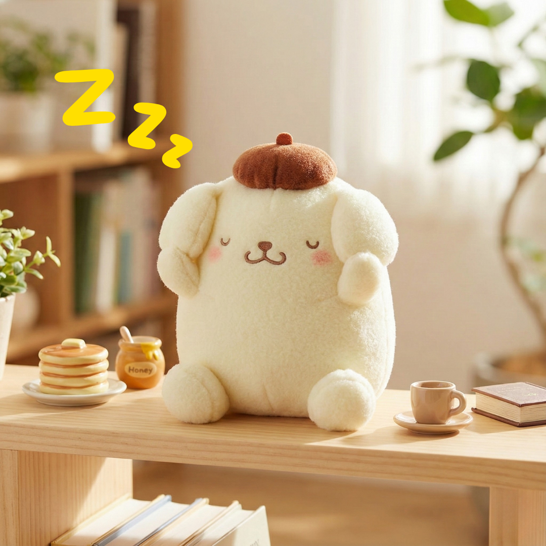 Sleepy Pompompurin Plushie – Suteki Gifts